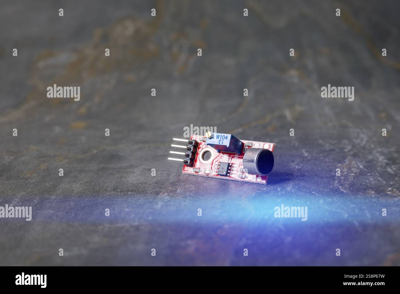 An image of a sound sensor module Stock Photo - Alamy