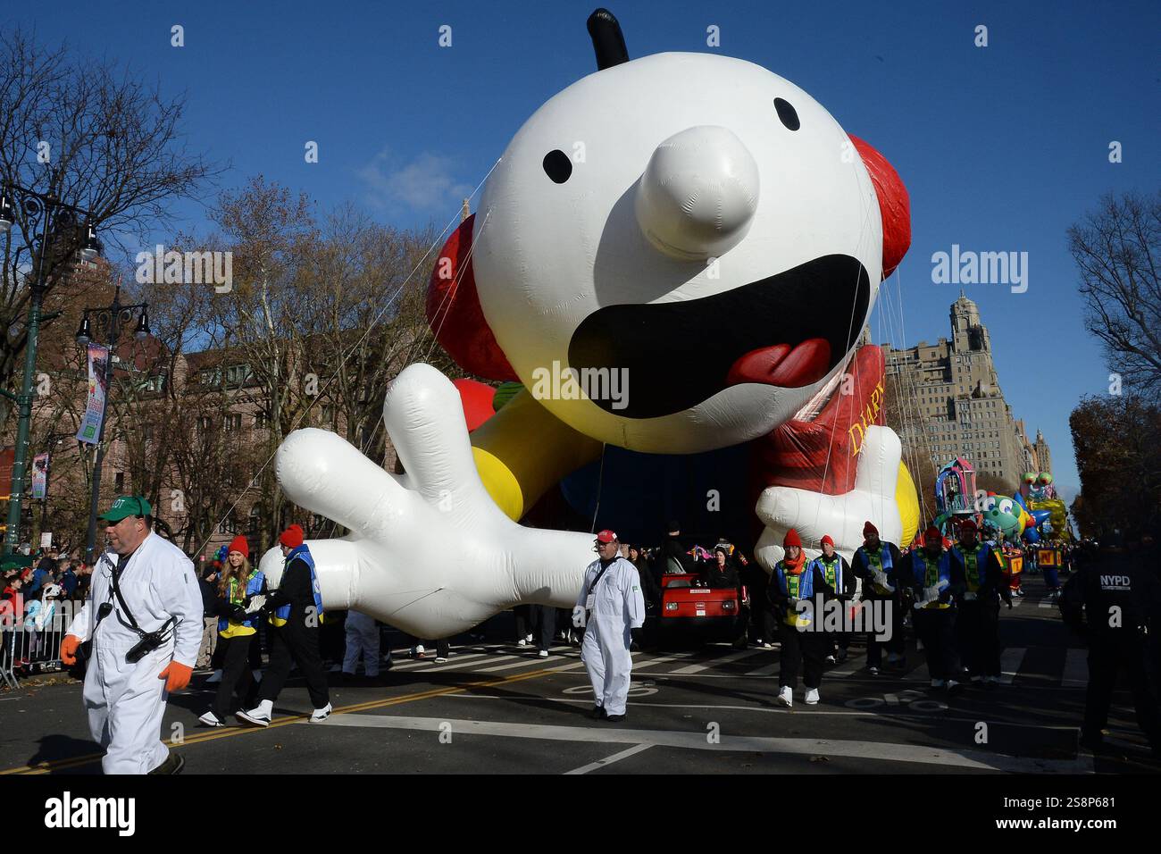 Greg Heffley from Diary of a Wimpy Kid balloon at the 93rd Annual Macy ...