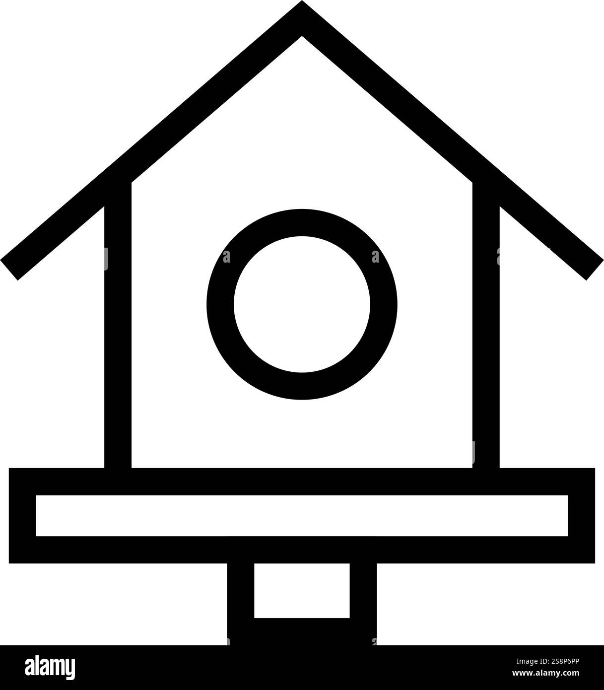 Bird Home icon vector. Suitable for mobile apps, web apps and print ...