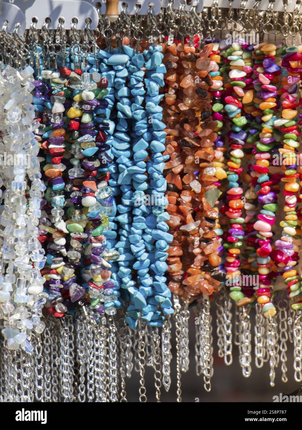 Colorful beads of various color Stock Photo - Alamy