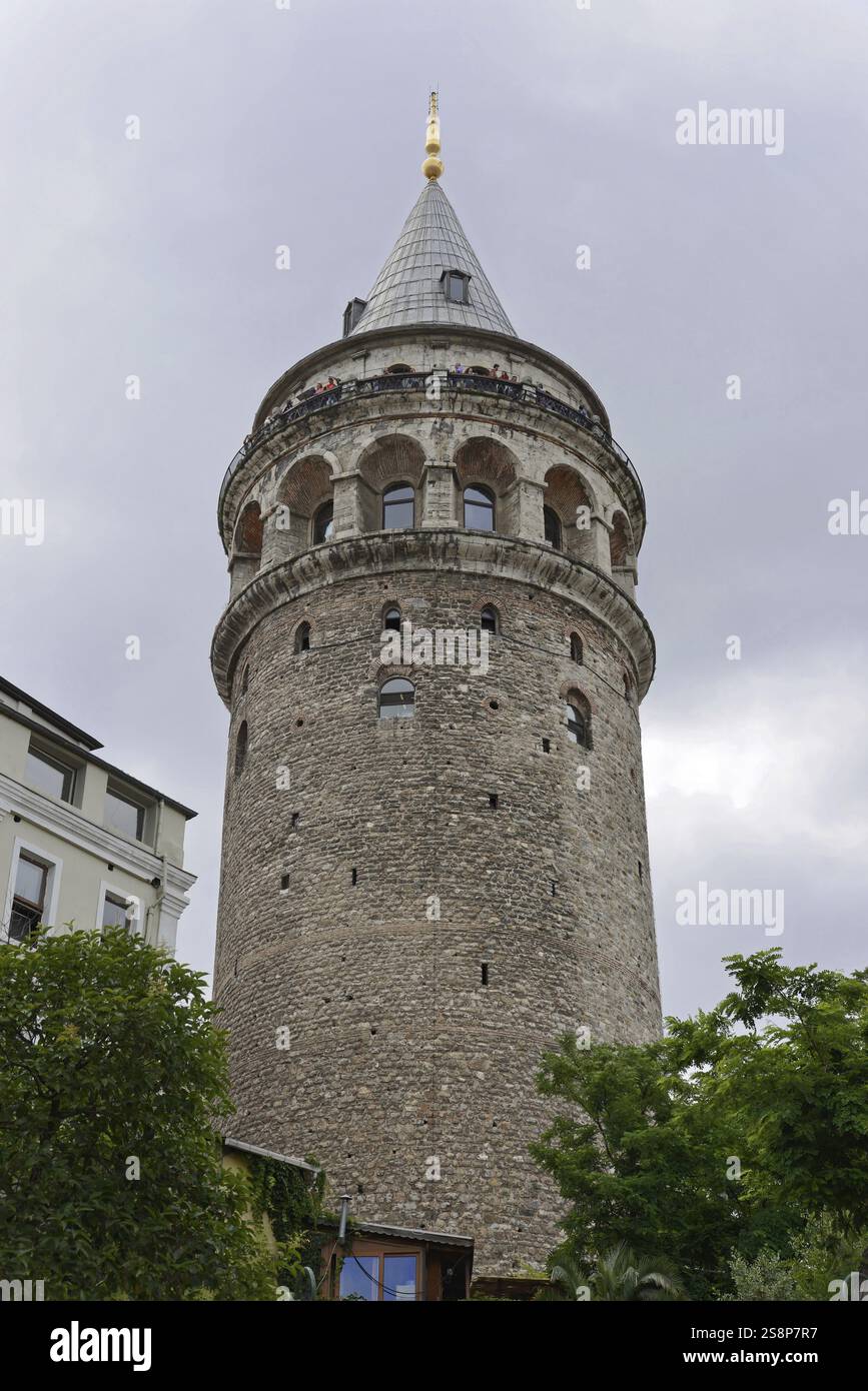 The Galata Tower, also known as the Christian Tower, is a medieval ...