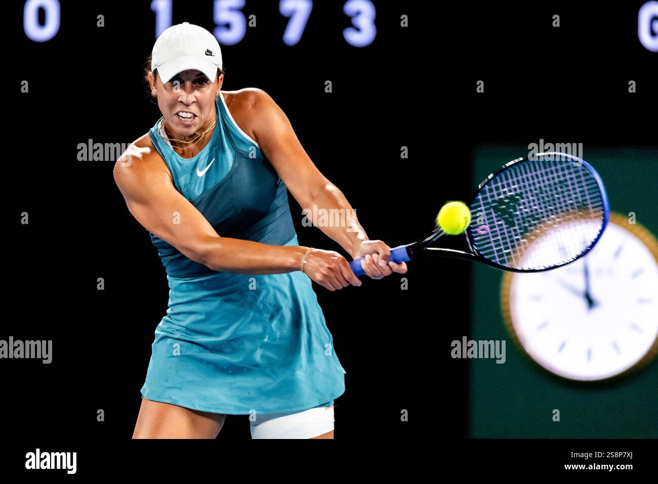 MELBOURNE, VIC - JANUARY 23: Madison Keys of the United States of ...