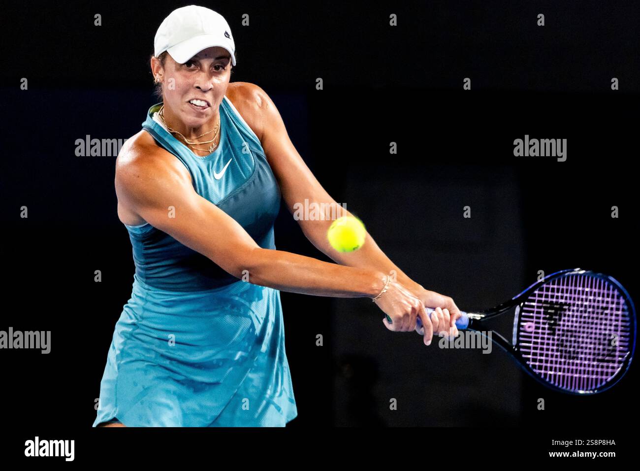 MELBOURNE, VIC - JANUARY 23: Madison Keys of the United States of ...