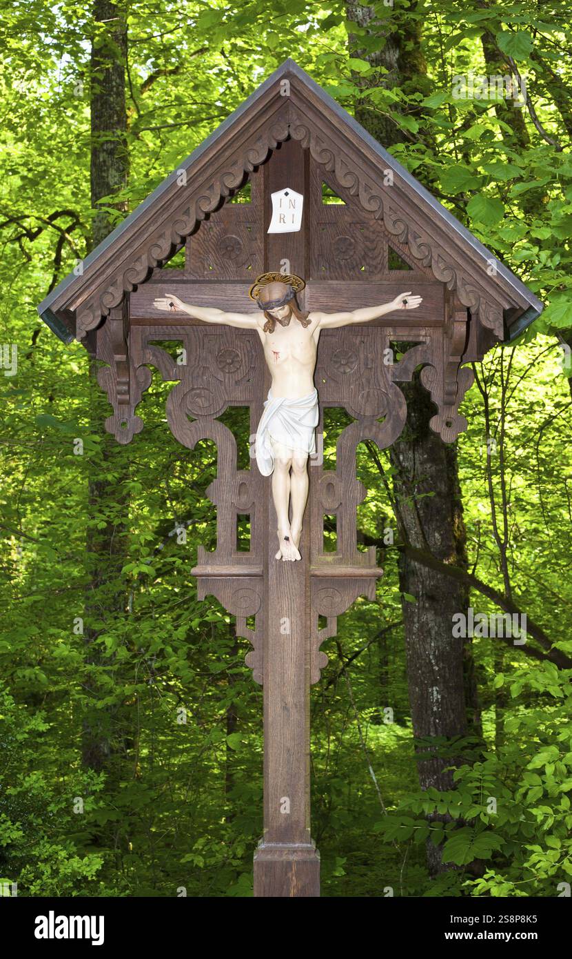 An image of a typical bavarian holy cross Stock Photo - Alamy