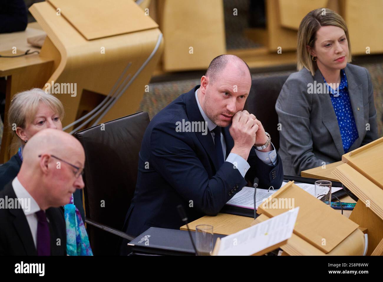 Edinburgh Scotland, UK 23 January 2025. First Minister of Scotland John ...
