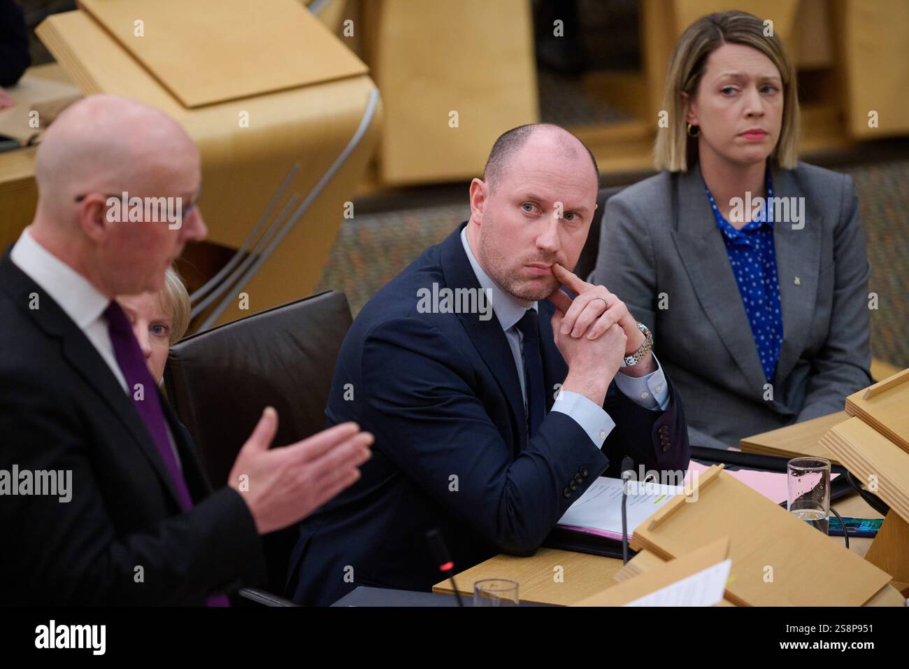Edinburgh Scotland, UK 23 January 2025. First Minister of Scotland John ...