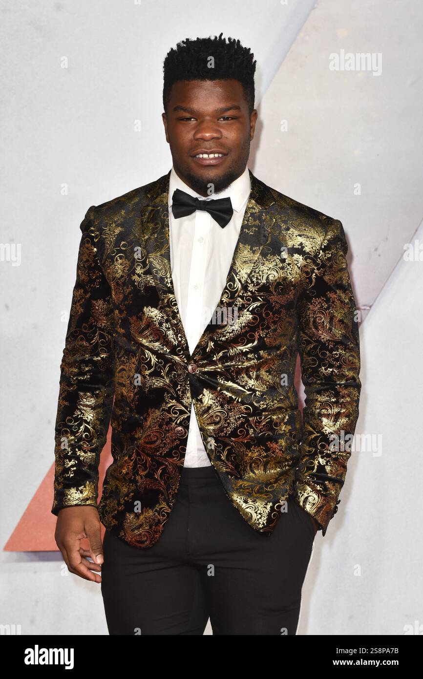 Levi Davis attends the '1917' World Premiere and Royal Film Performance ...