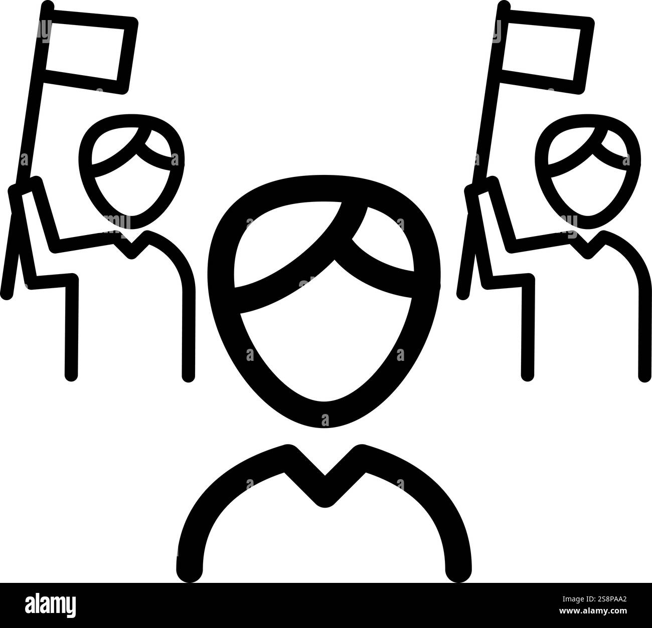 Campaign icon vector. Suitable for mobile apps, web apps and print ...