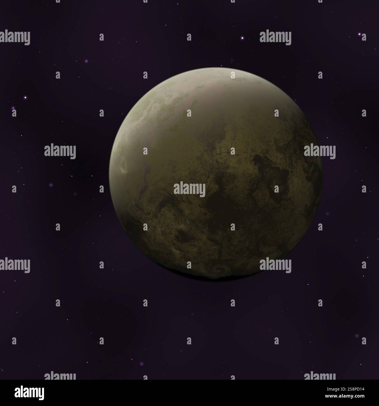 An image of a strange planet in space Stock Photo - Alamy