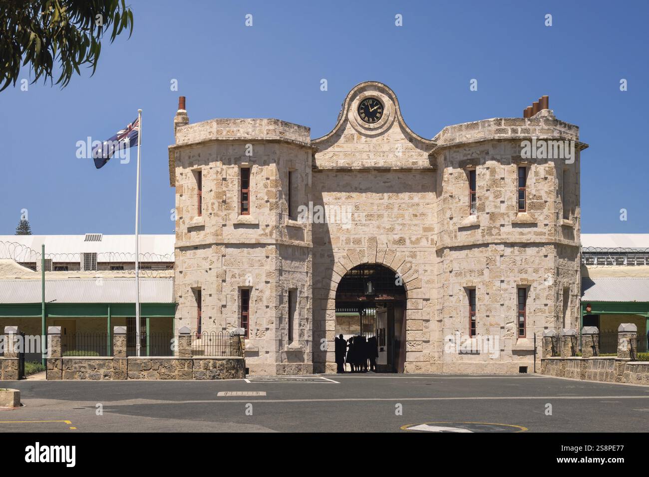 An image of the entrance to the prison at Fremantle Perth Western ...