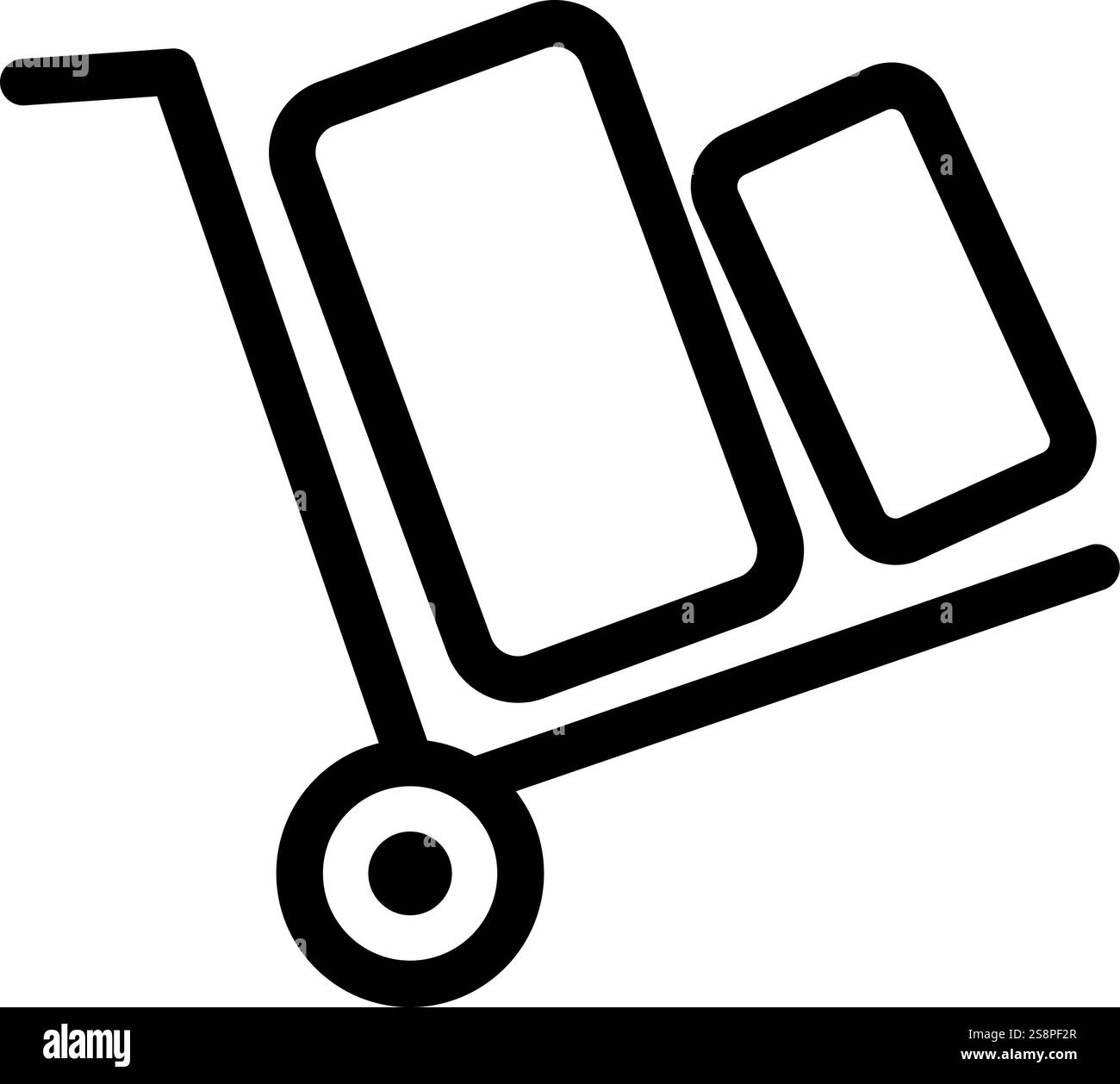 Carry Load icon vector. Suitable for mobile apps, web apps and print ...