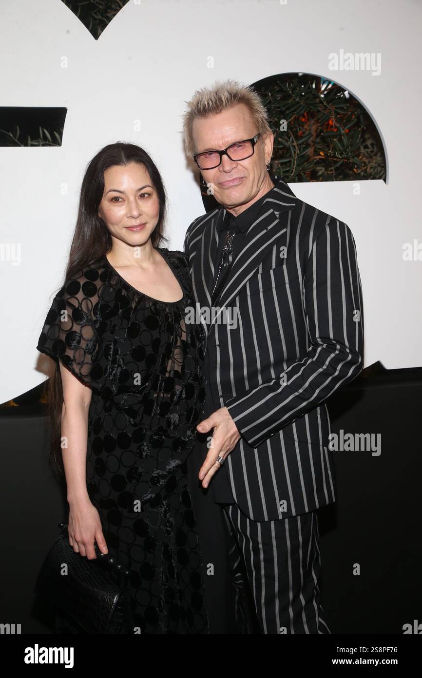 Billy Idol, Perri Lister attends the 2019 GQ Men of the Year at The ...