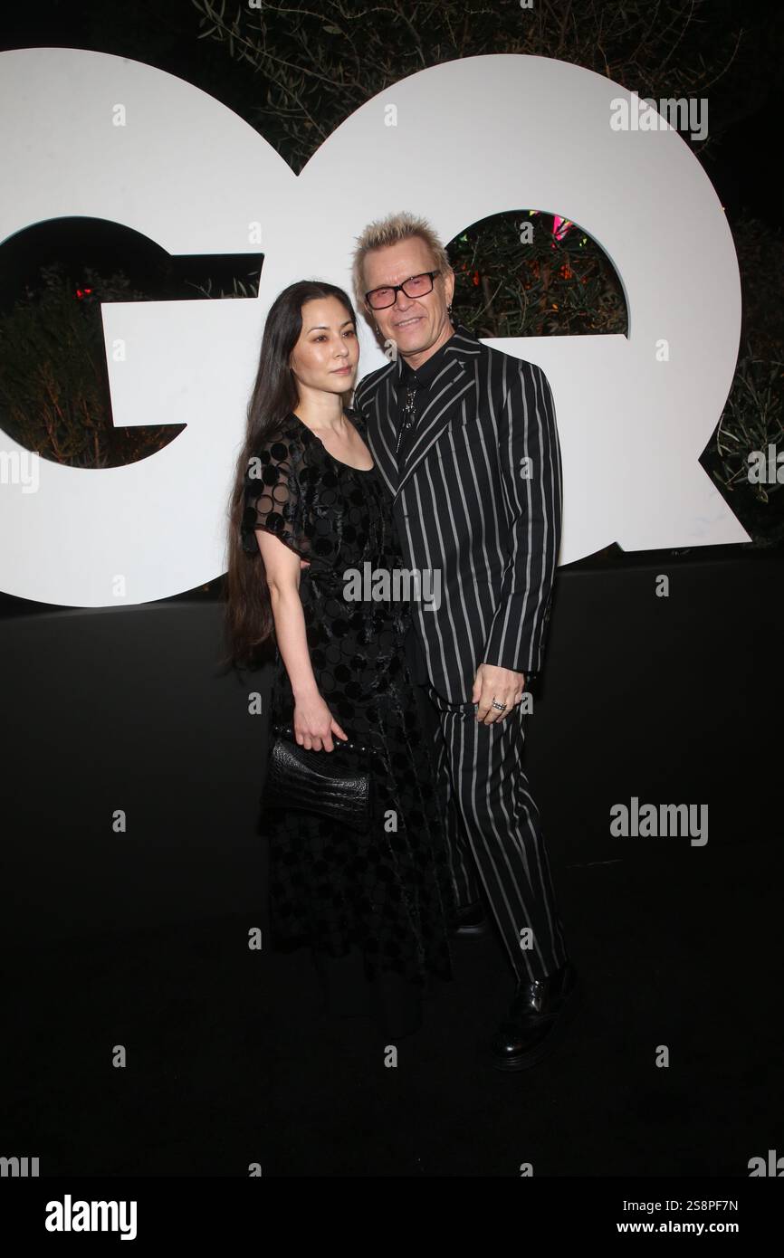 Billy Idol, Perri Lister attends the 2019 GQ Men of the Year at The ...