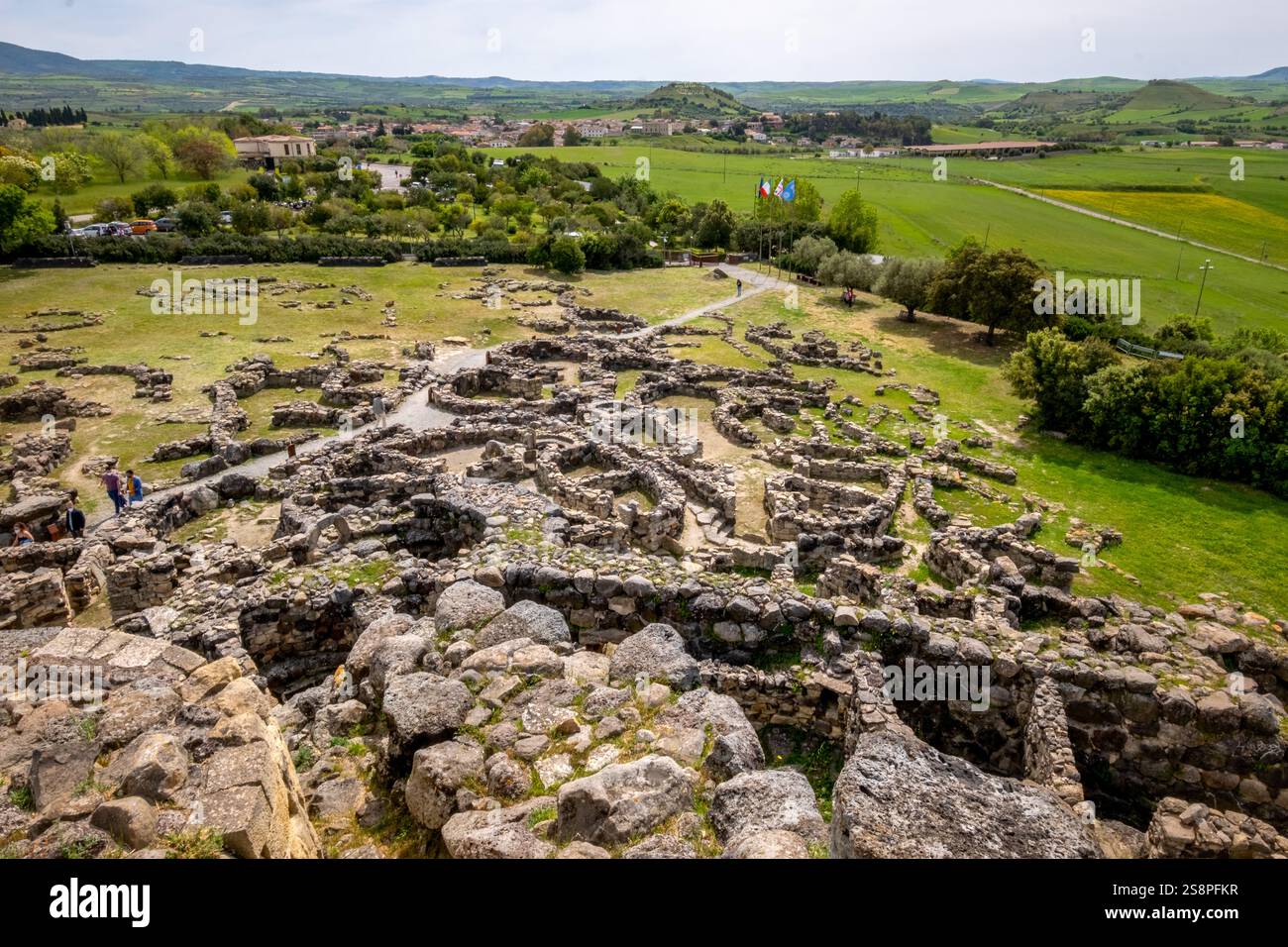 Su Nuraxi, dwellings of the prehistoric Nuragic civilization, Unesco ...