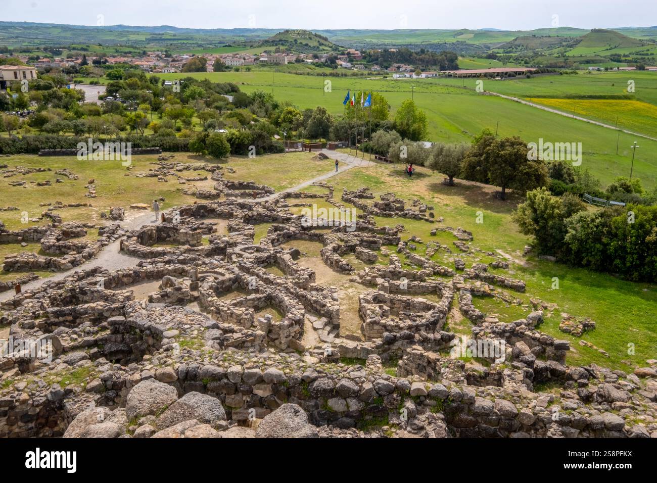 Su Nuraxi, dwellings of the prehistoric Nuragic civilization, Unesco ...
