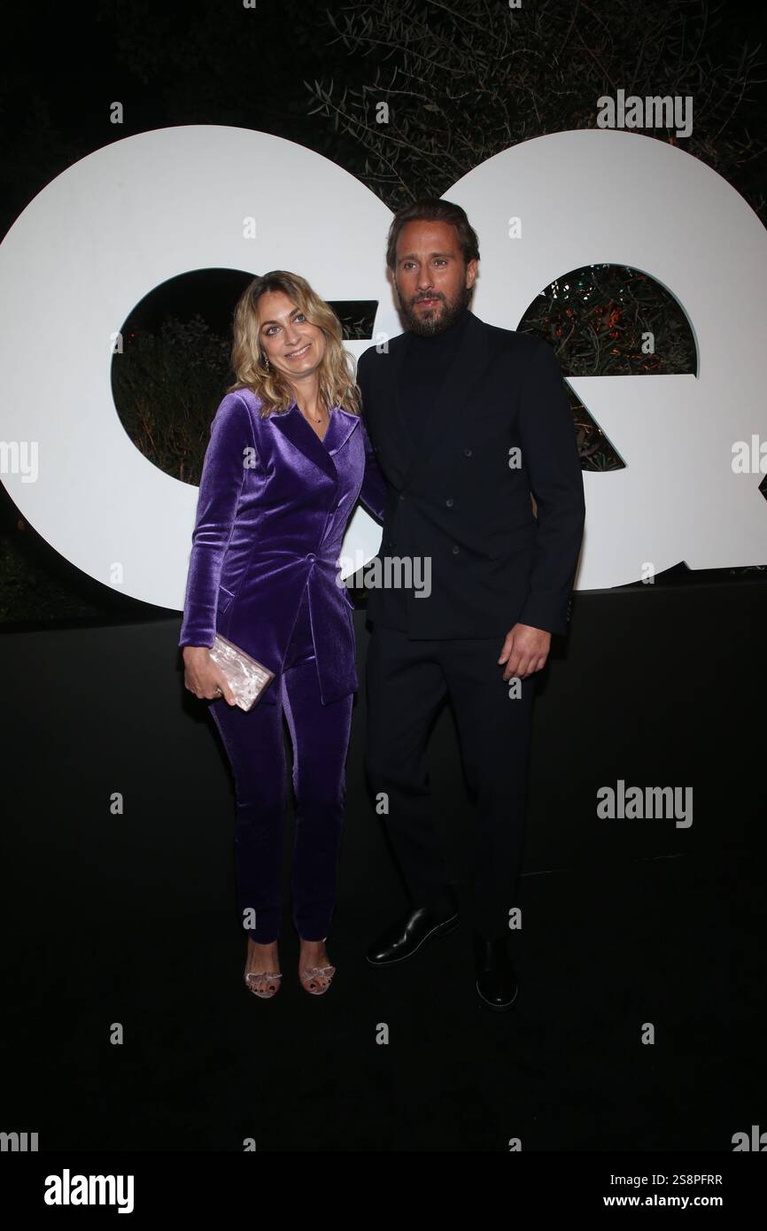 Laure de Clermont-Tonnerre and Matthias Schoenaerts attends the 2019 GQ ...