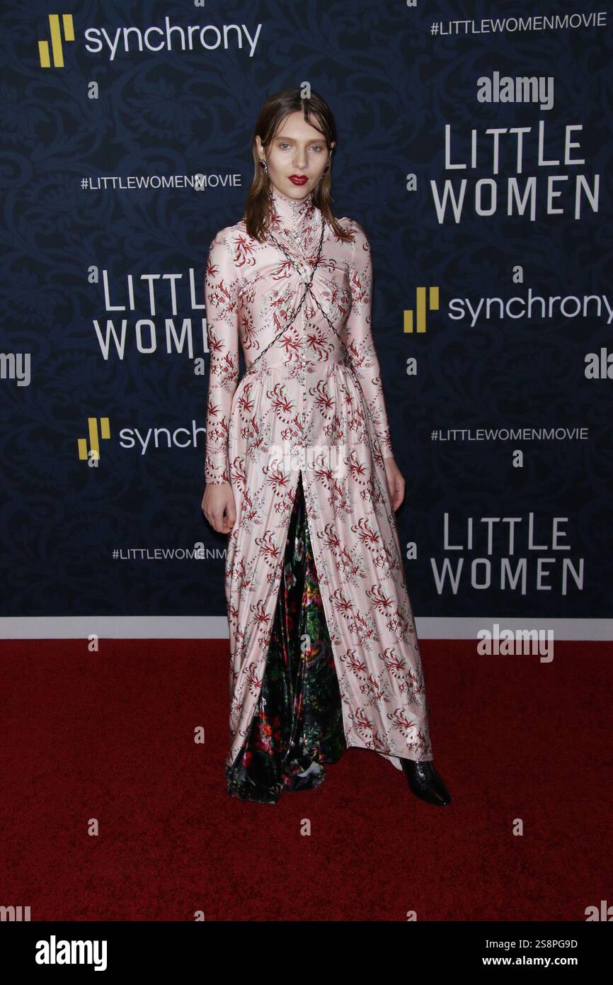 Sasha Frolova arriving at the world premiere of "Little Women" at the ...