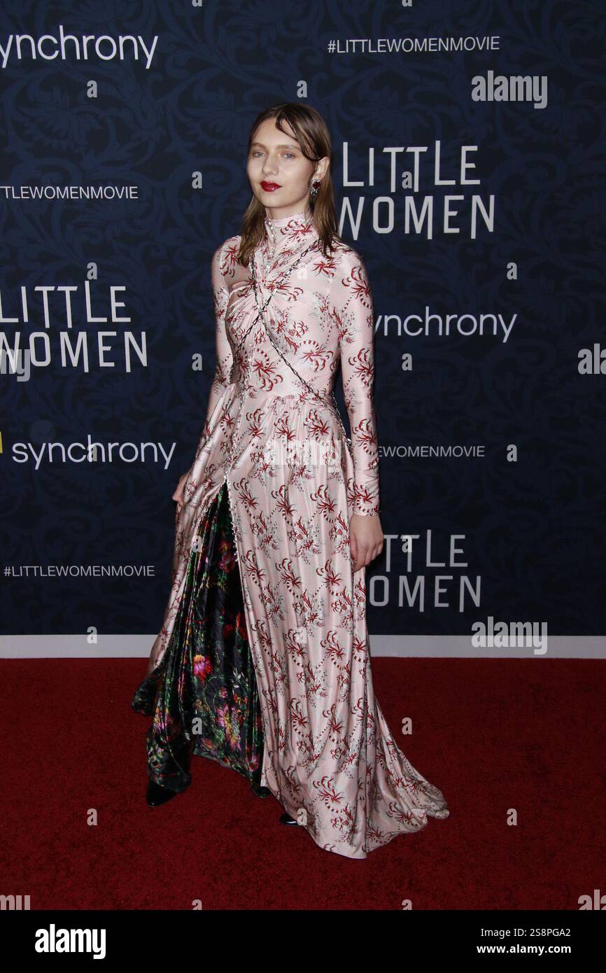 Sasha Frolova arriving at the world premiere of "Little Women" at the ...