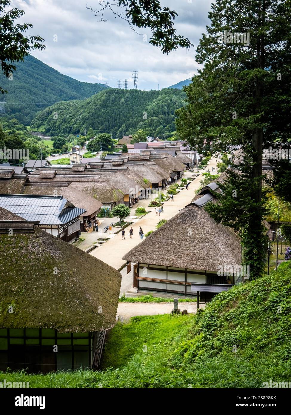 Ouchijuku Postal Town, in Fukushima, Japan Stock Photo - Alamy