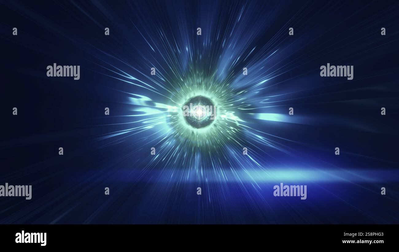 An illustration of a time warp tunnel Stock Photo - Alamy