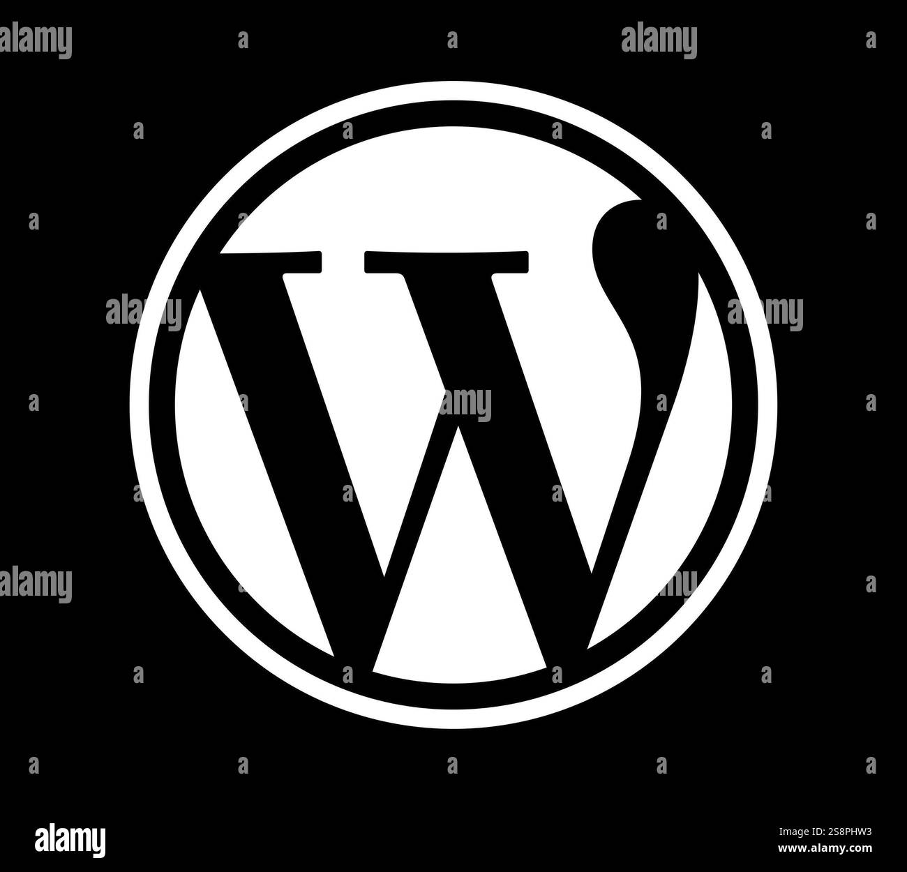 WordPress Icon, Internet, Logo Stock Photo - Alamy