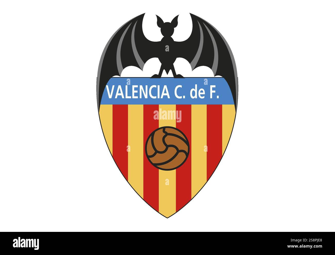 Valencia logo 1941, Football, Historical logo from 1941 Stock Photo - Alamy