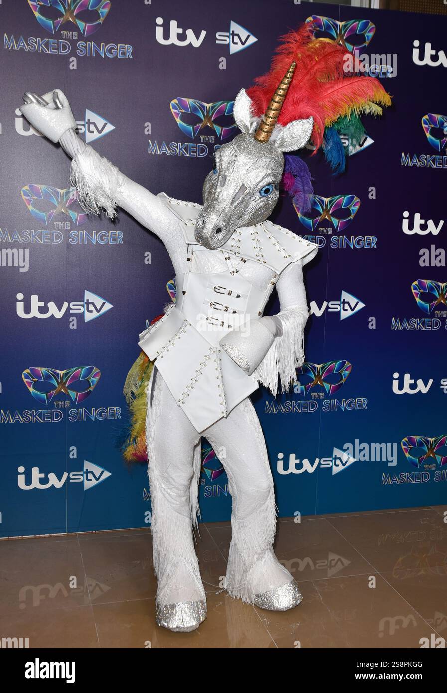 Masked singers attend The Masked Singer' TV Show Launch Photocall at ...