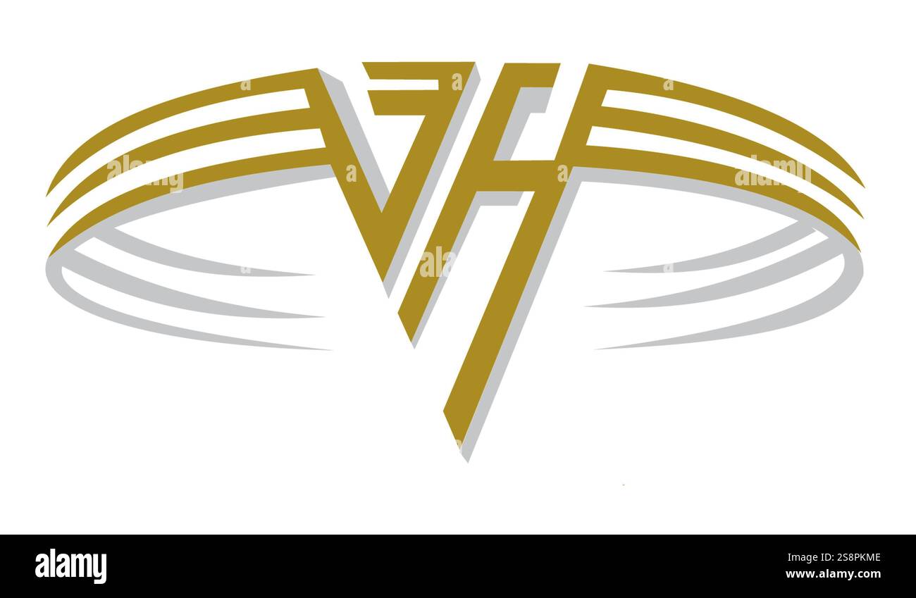 Van Halen Logo 1986, Music, Historic logo from 1986 Stock Photo - Alamy