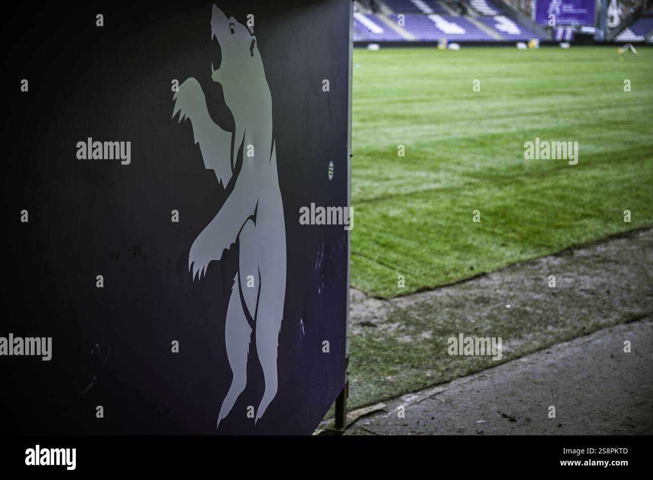 Antwerp, Belgium. 23rd Jan, 2025. this picture shows the logo of ...