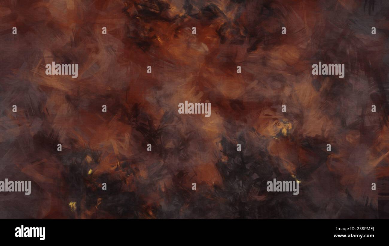 An illustration of a fire inferno in hell background Stock Photo - Alamy