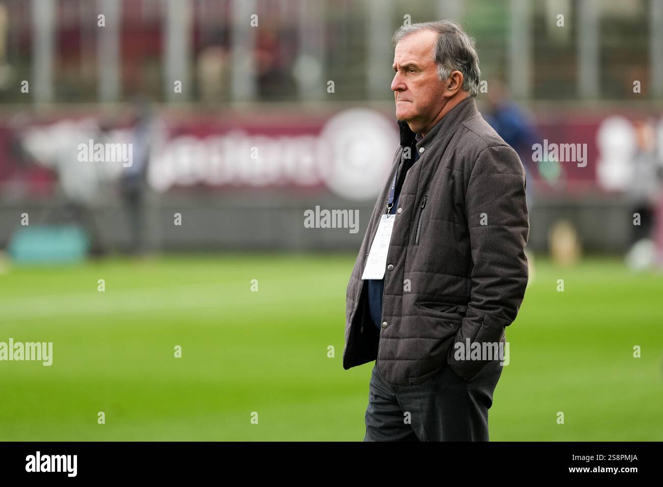 PIERRE FERRACCI (President Paris fc) during the Ligue 2 BKT match ...