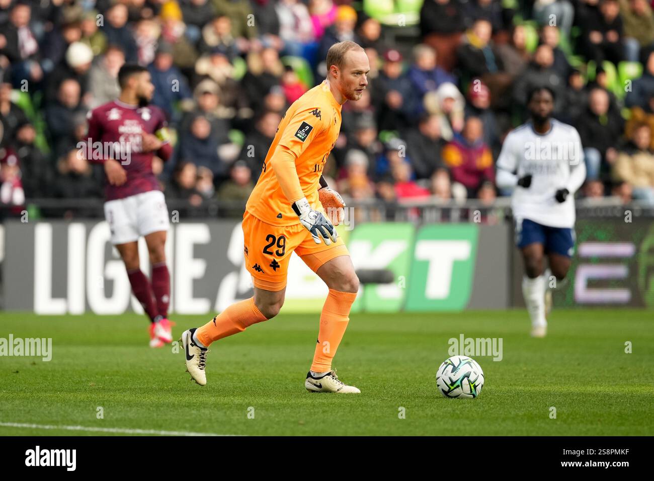 29 Pierre-Yves HAMEL (pfc) during the Ligue 2 BKT match between Metz ...