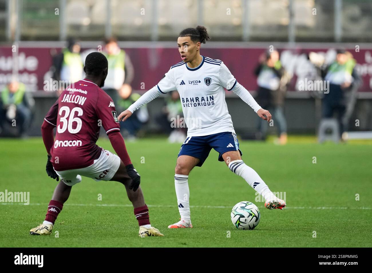 10 Ilan KEBBAL (pfc) during the Ligue 2 BKT match between Metz and ...