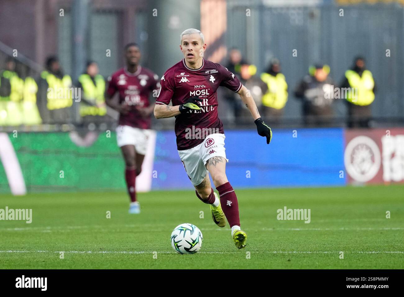 07 Gauthier HEIN (fcm) during the Ligue 2 BKT match between Metz and ...