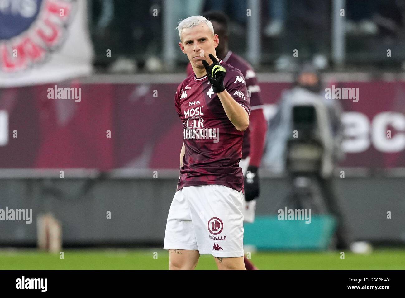 07 Gauthier HEIN (fcm) during the Ligue 2 BKT match between Metz and ...