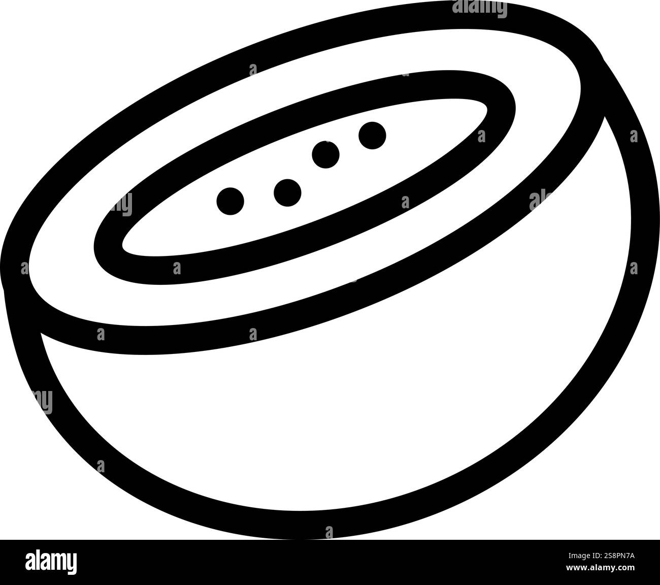 Coconut icon vector. Suitable for mobile apps, web apps and print media Stock Vector Image & Art ...