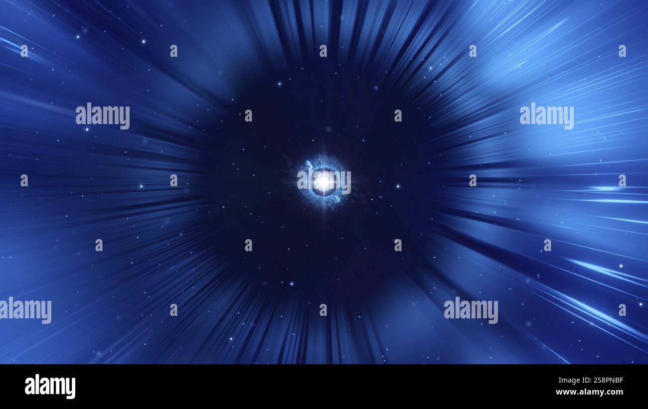 An illustration of a time warp tunnel Stock Photo - Alamy