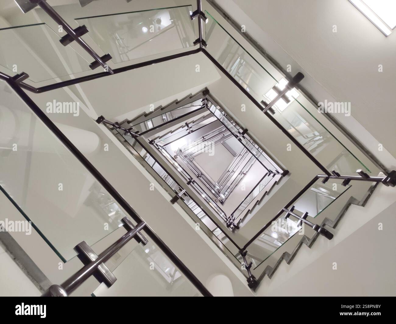An image of a modern building staircase Stock Photo - Alamy