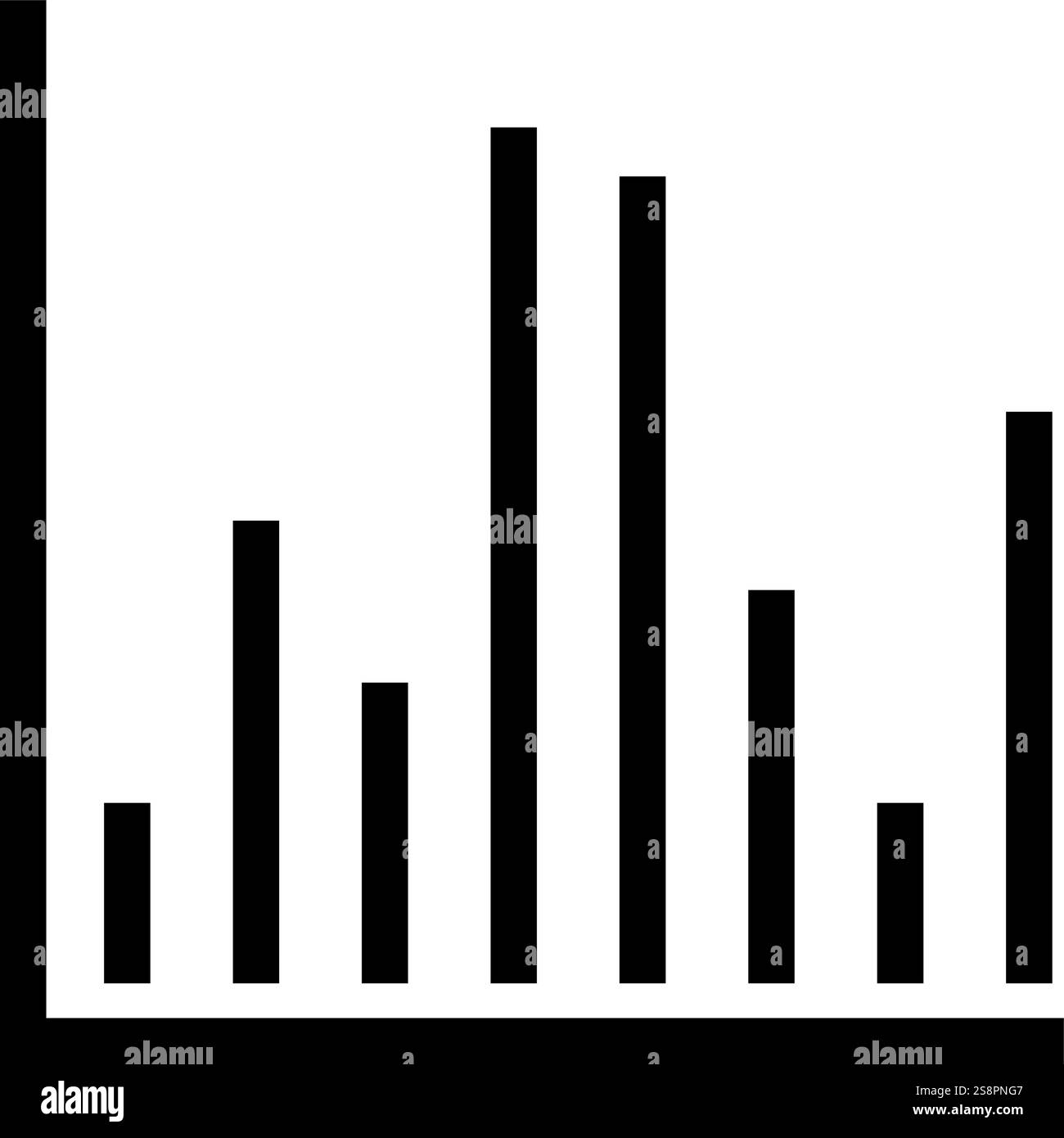 Column Chart icon vector. Suitable for mobile apps, web apps and print media Stock Vector Image ...