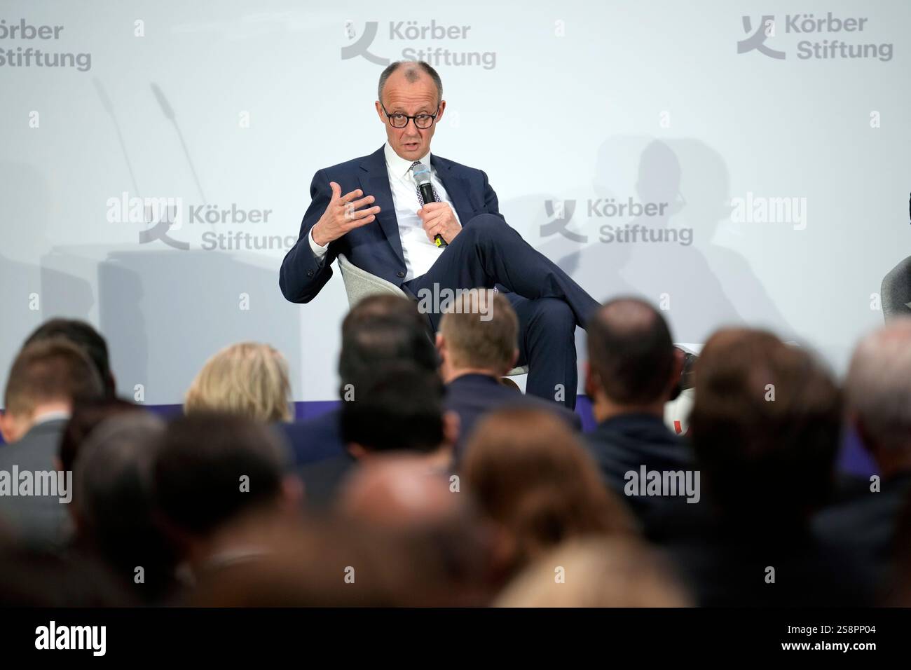 Friedrich Merz, German opposition leader and chairman of the Christian Democratic Union (CDU ...