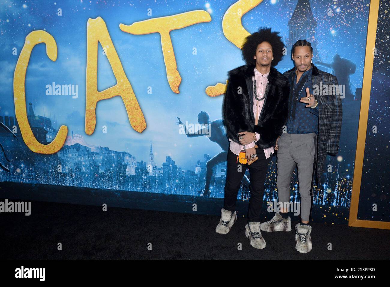 Laurent Bourgeois and Larry Nicolas Bourgeois of Les Twins attending ...