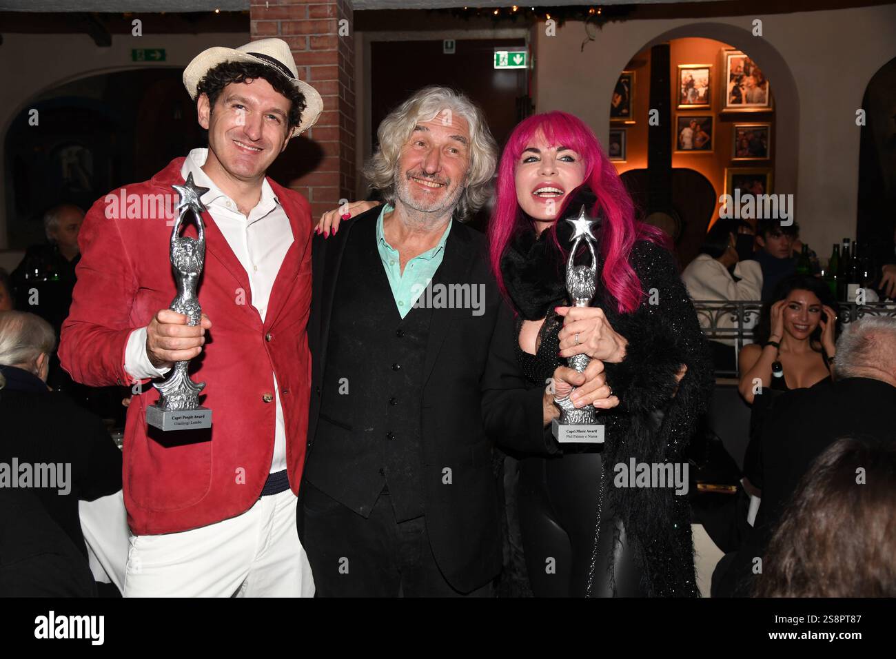 CAPRI, Phil Palmer,Gianluigi Lembo,Numa Palmer : attends the Party ...