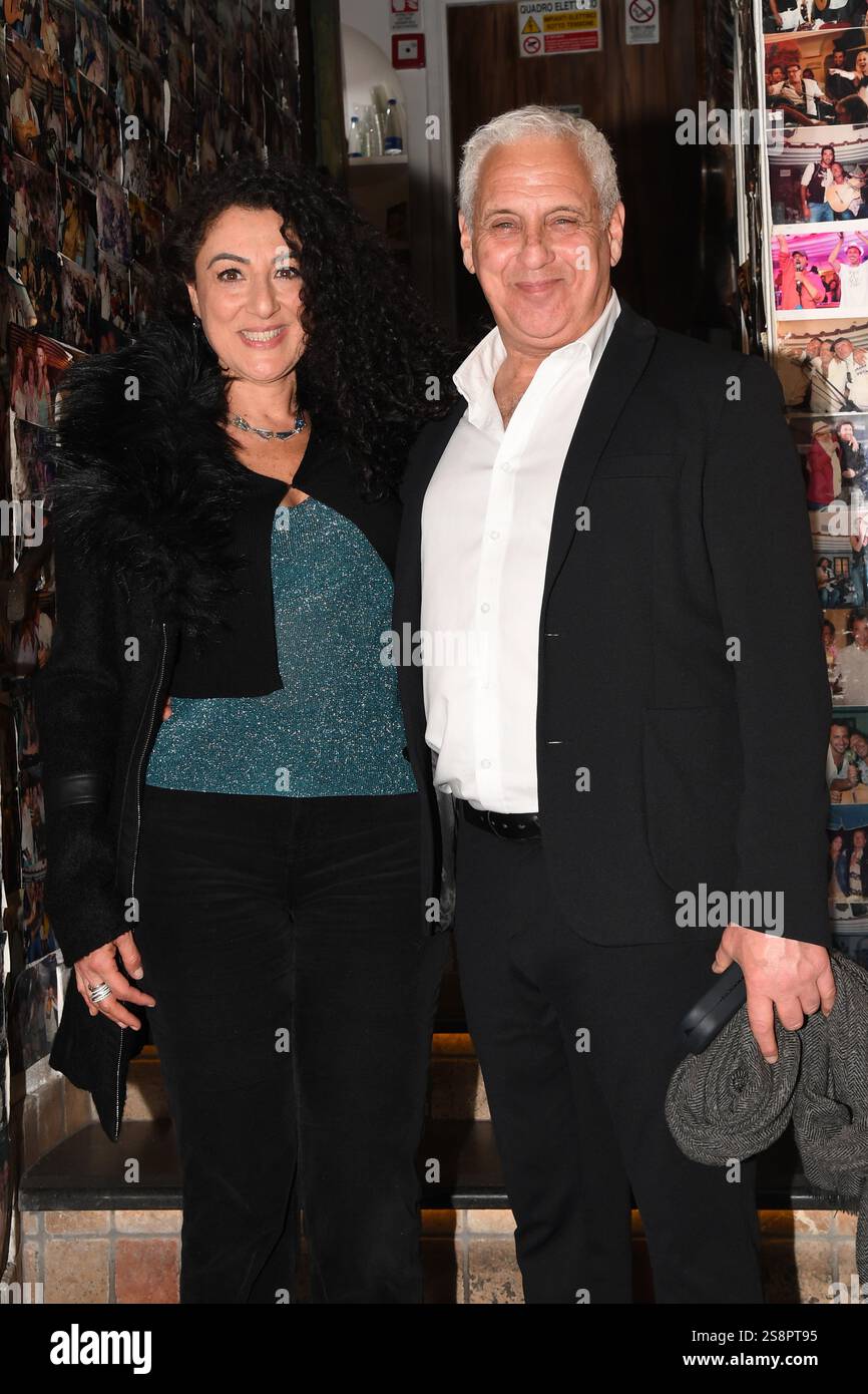 CAPRI,Vincent Riotta, Teresa Razzauti : attends the Party Anema e Core ...