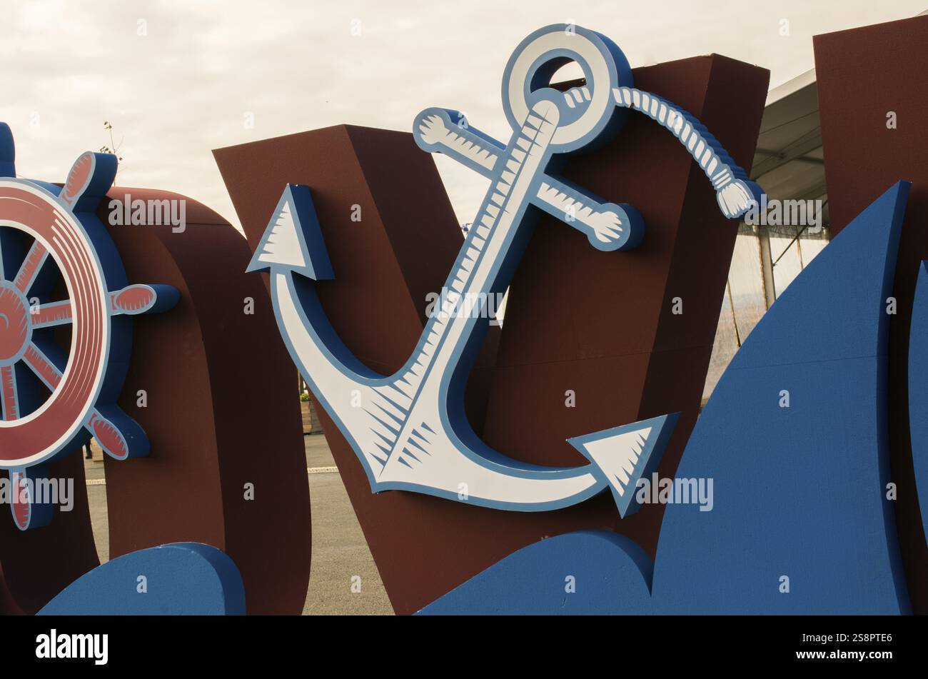 Tiny model anchor for decorative purposes Stock Photo - Alamy