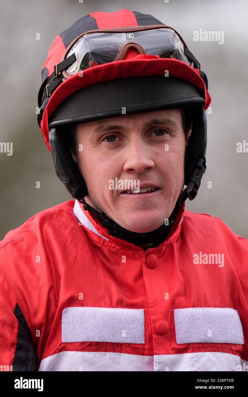 Jockey Nick Slater at Huntingdon Racecourse, Brampton, Huntingdon ...