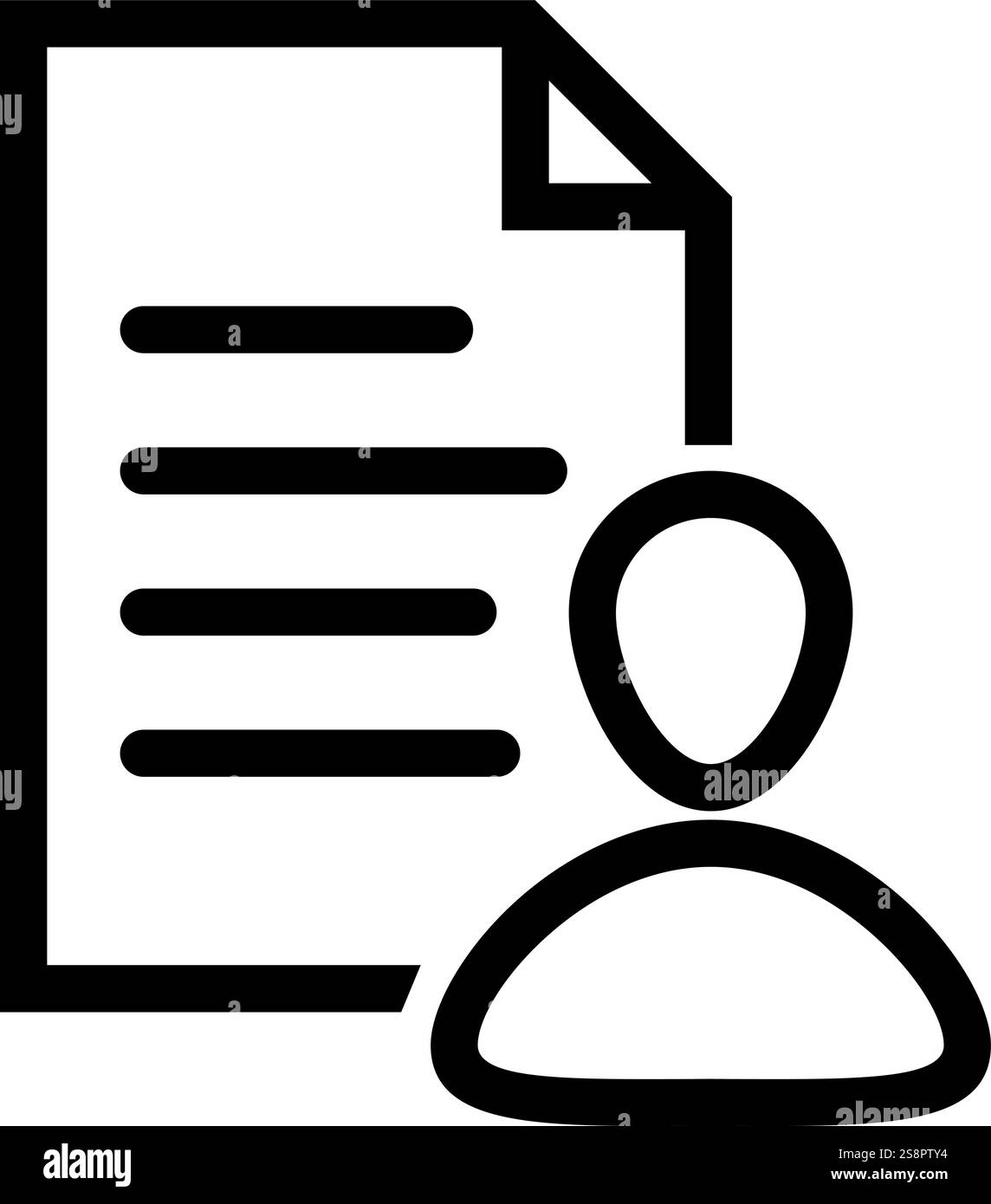 Customer Data Icon Vector Suitable For Mobile Apps Web Apps And Print