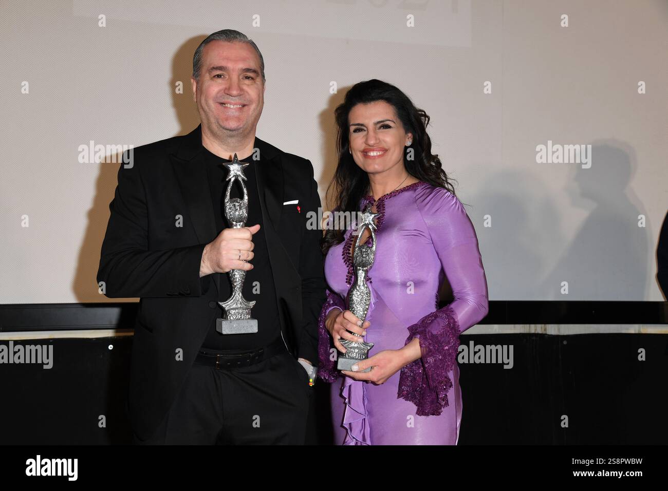 CAPRI, :Francesco Merola,Marianna Mercurio i : attends the Capri ...