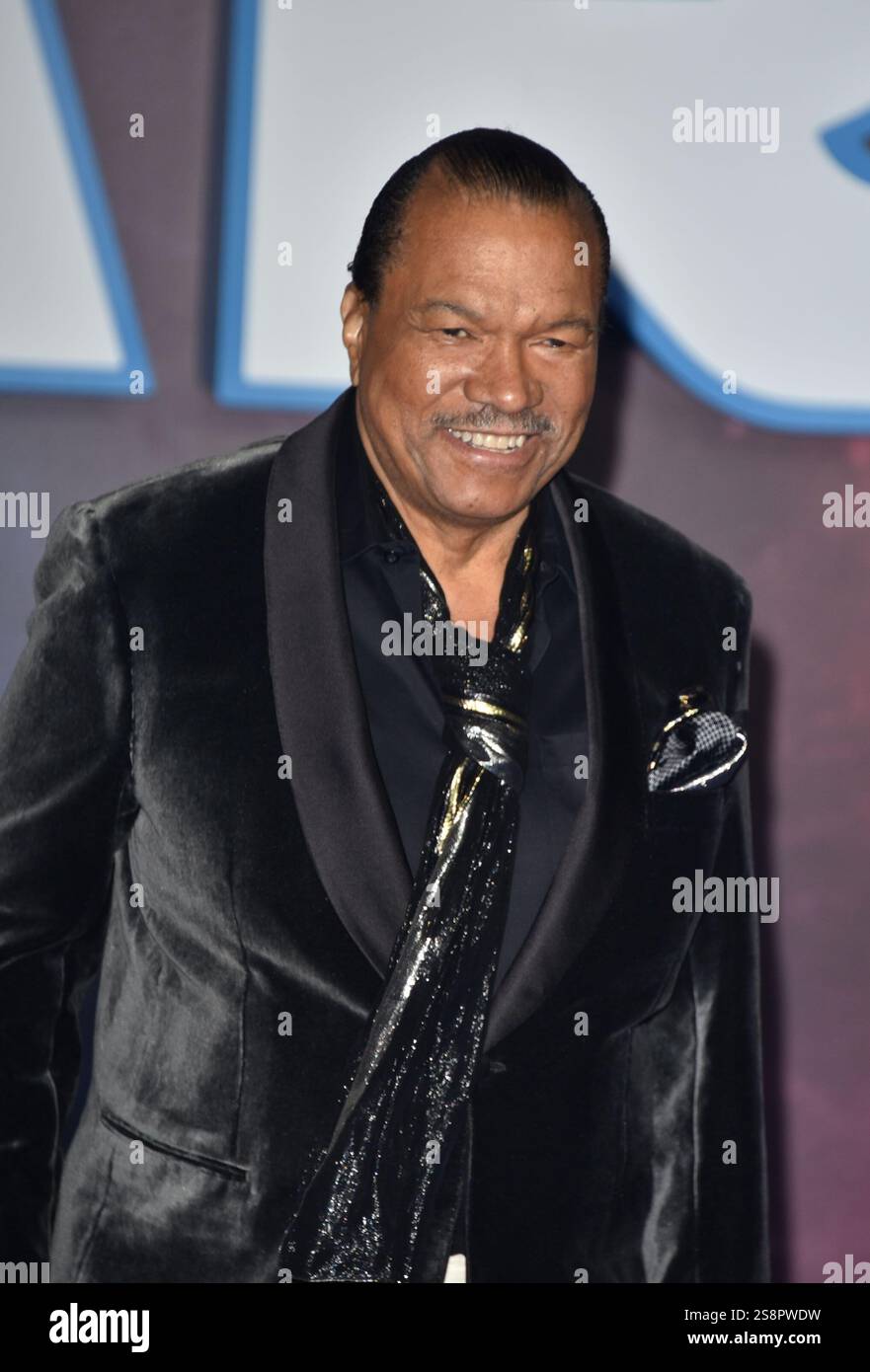 Billy Dee Williams attending the Star Wars: THE RISE OF SKYWALKER. at the Cineworld Leicster ...
