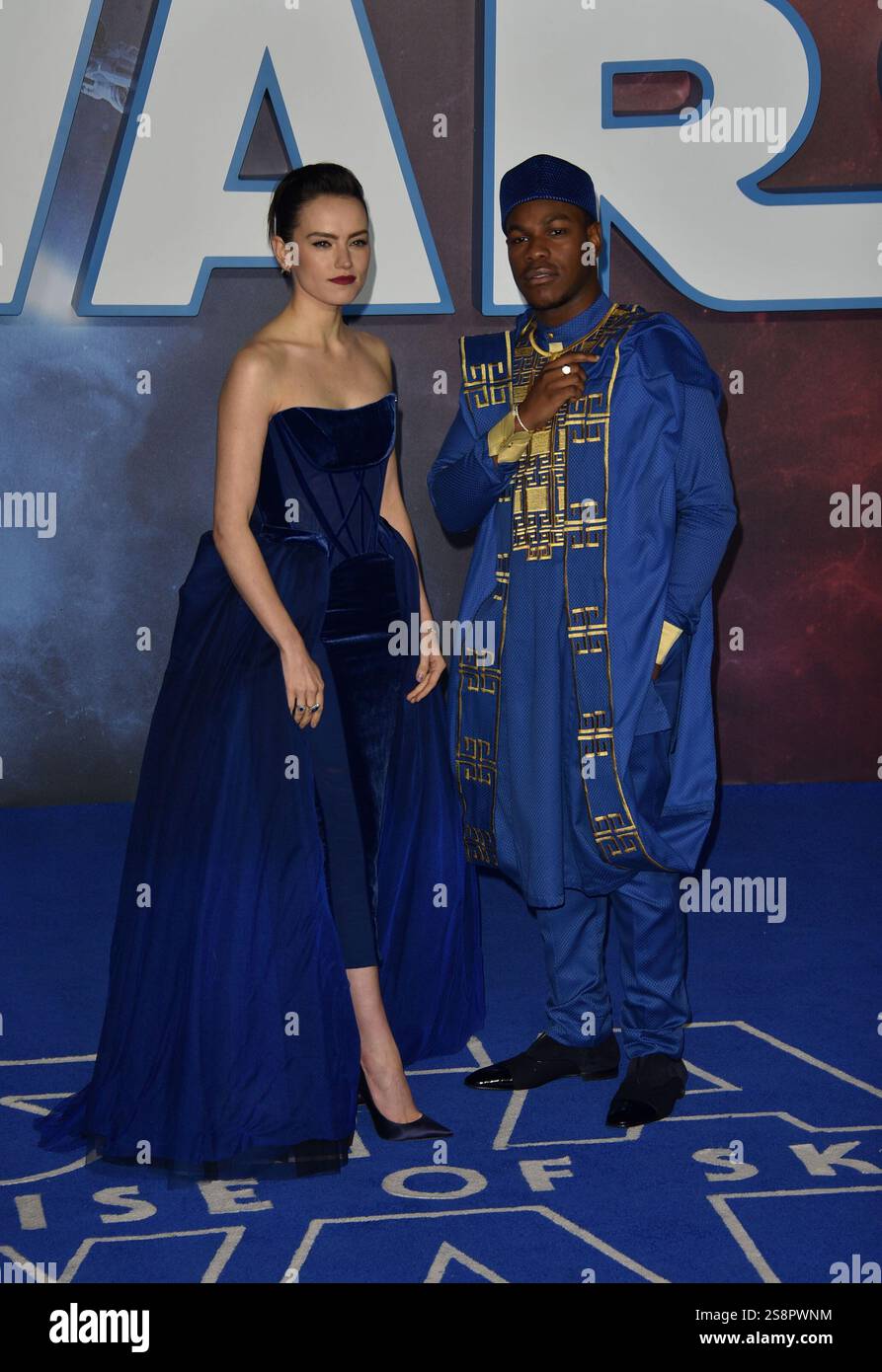 Daisy Ridley and John Boyega attending the Star Wars: THE RISE OF ...