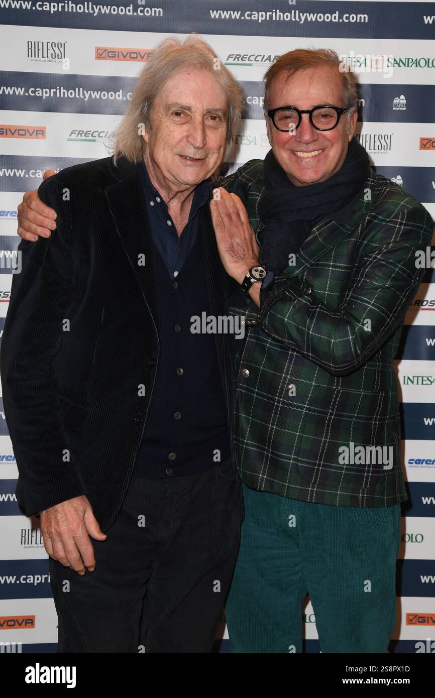 CAPRI, : Massimo Ghini, Enrico Vanzina, - attends the Capri, Hollywood ...